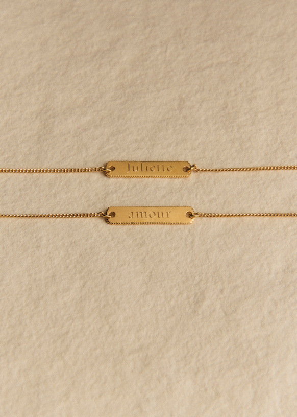 Helena Necklace - Gold - Majority recycled brass - Sézane