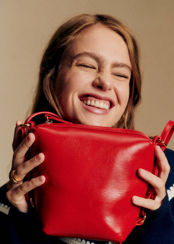 Lou Bag - Vintage Red - Bovine leather - Sézane