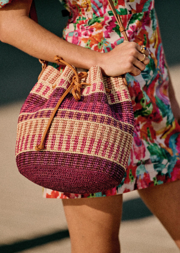 Farrow Bag - Natural Raffia - Raffia - Sézane