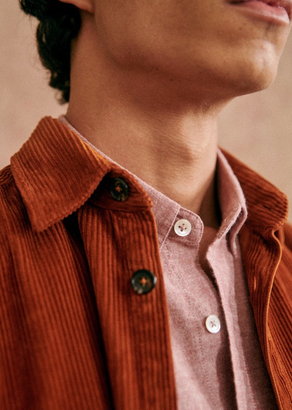 Claggan Shirt - Mottled Grey - Wool - Sézane