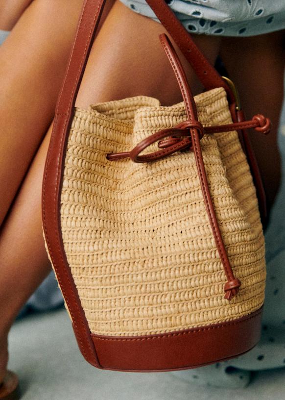 Mini Bag Farrow Raphia - Naturfarben - Raffia - Sézane