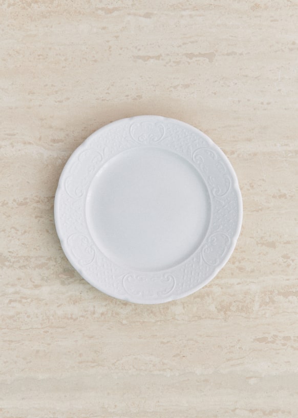 Antique dessert plates, plain - Set of 4 Dessert Plates - Design no. 2 ...
