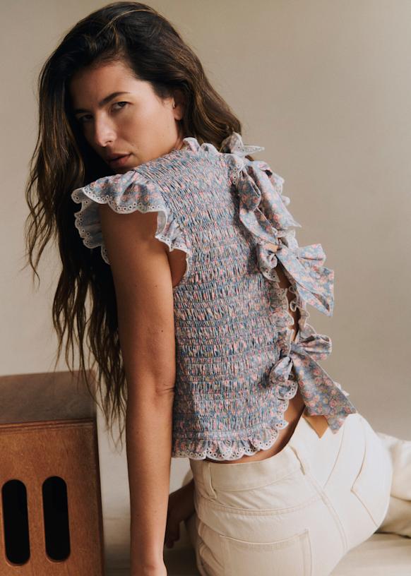 Liorane Blouse - Kandy Print - Organic Cotton - Octobre Éditions
