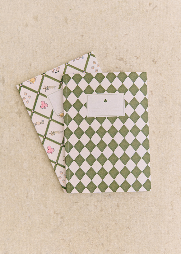 A5 Book - Checked - Paper - Octobre Éditions