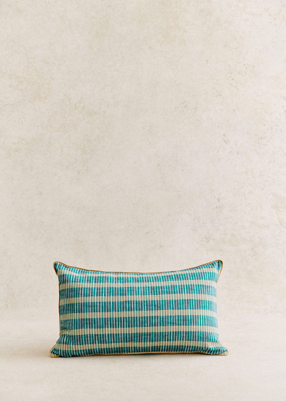Pianissimo Woven Cushion - Small Model - Caramel - Cotton - Sézane