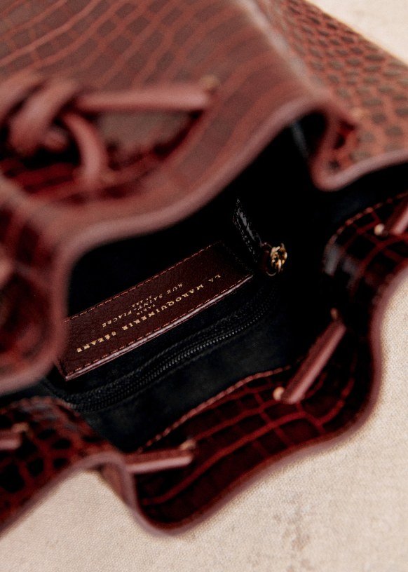 Farrow Mini Bag - Smooth pistachio - Bovine leather - Octobre Éditions