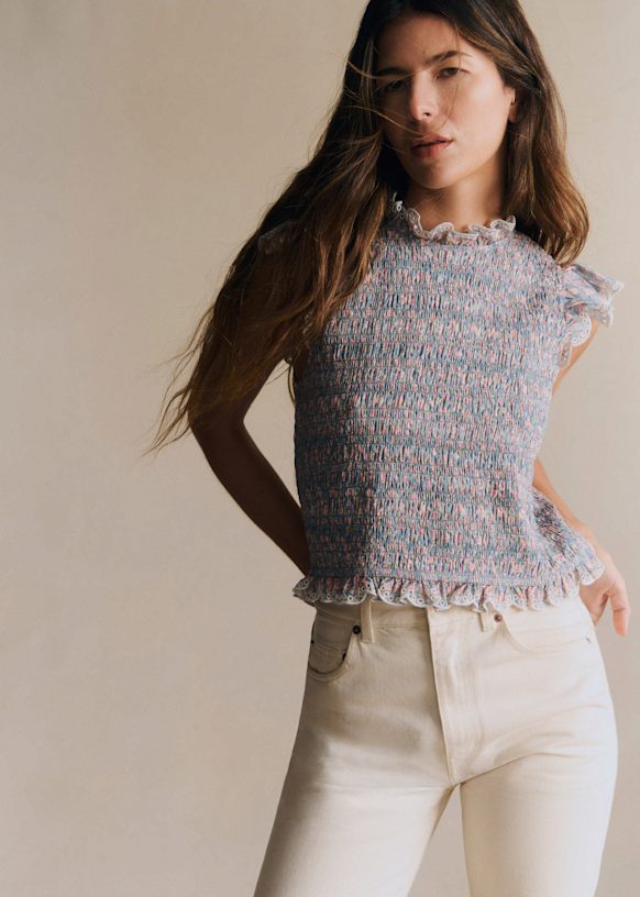 Blouse Liorane - Kandy Print - Biologisch katoen - Sézane
