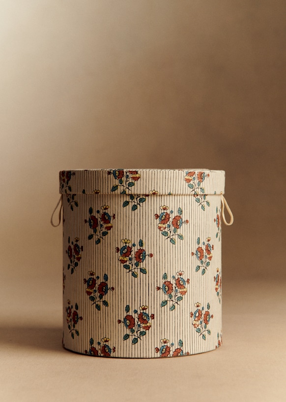 Large Box - Sézane x Antoinette Poisson - Boutonnières Print - Cotton ...