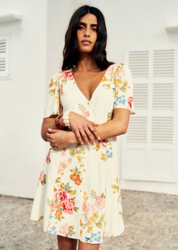 Robe Lily - Imprimé Calvi - Viscose - Sézane