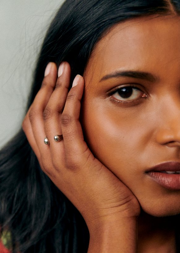 Ama Ring - Silver - Majority recycled brass - Octobre Éditions