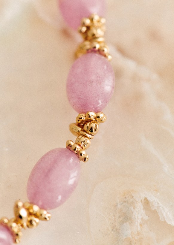 Milo Bracelet - Blush - Semi-Precious Stone - Sézane