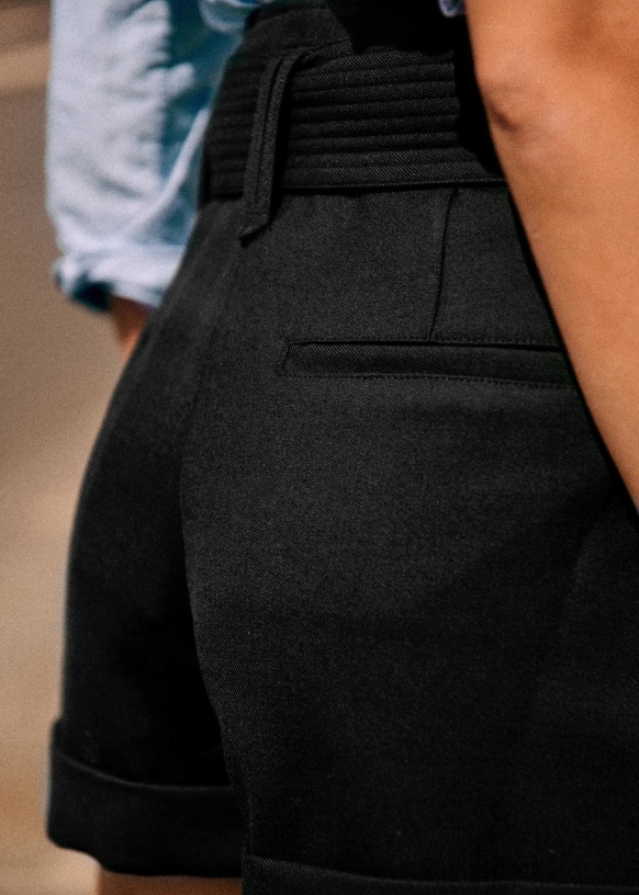 Rome Shorts - Ecru - Cotton - Sézane