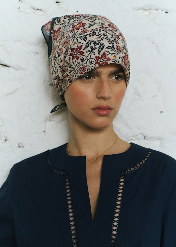 Gaston Scarf - Sézane x Holiday - Junni Print - Organic Cotton - Sézane