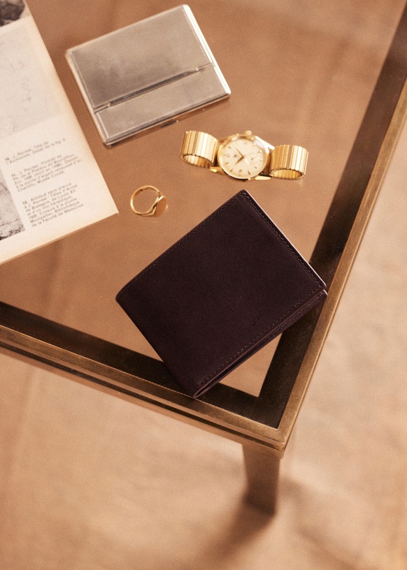 Campbell Wallet - Chocolate - Leather - Sézane
