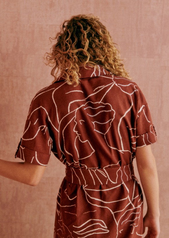 Dora Dress - Sézane x Roberto Ruspoli - Hestia - Linen - Sézane