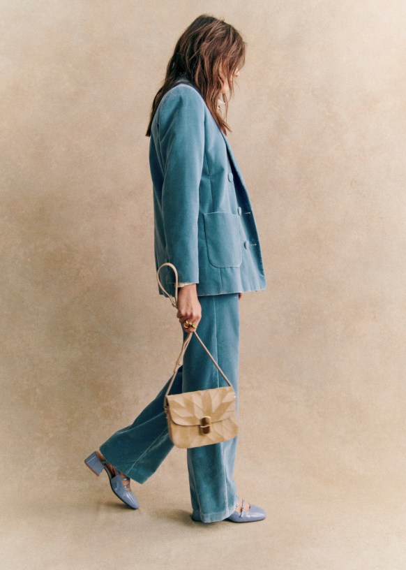 Milo Mini Classic Bag - Black Multi Patchwork - Bovine leather - Sézane