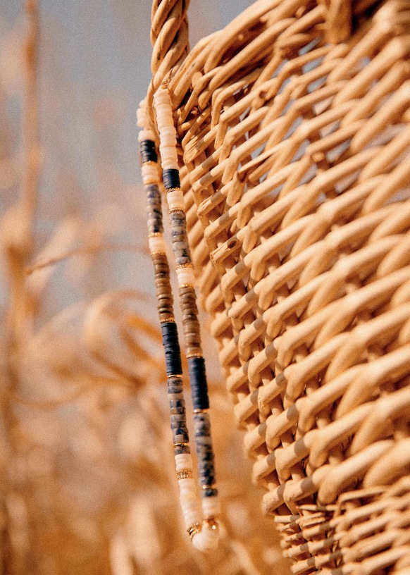 Josh Necklace - Ecru - Beads - Sézane