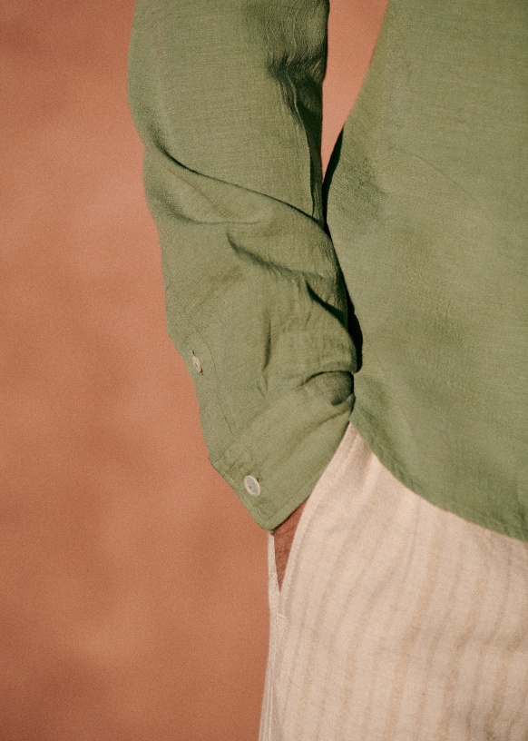 Buster Shirt - Vintage Blue - Cotton - Sézane