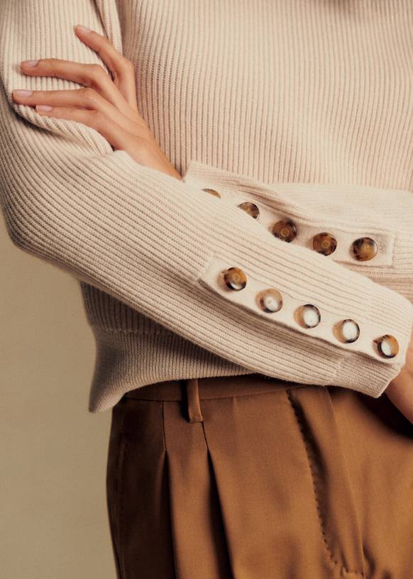 Pull Sami - Naturel - Laine Mérinos - Sézane