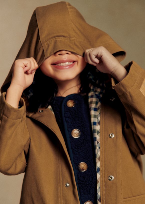 Auguste コート - キャメル - オーガニックコットン - オーガニック織物 - Sézane