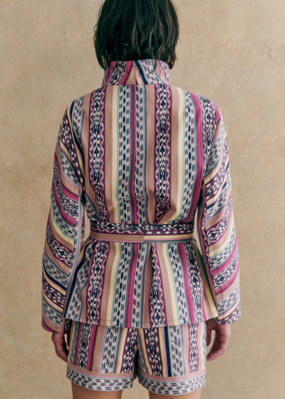Ulrich Jacket - Pink/Blue - Sézane