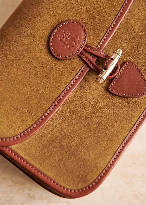 Milo Bag - Black snakeskin - Python-embossed cowhide leather - Sézane