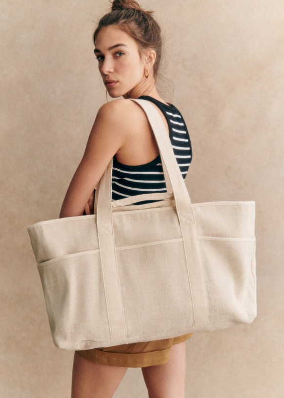 Weekender - Ecru Multicolor - Jute - Octobre Éditions