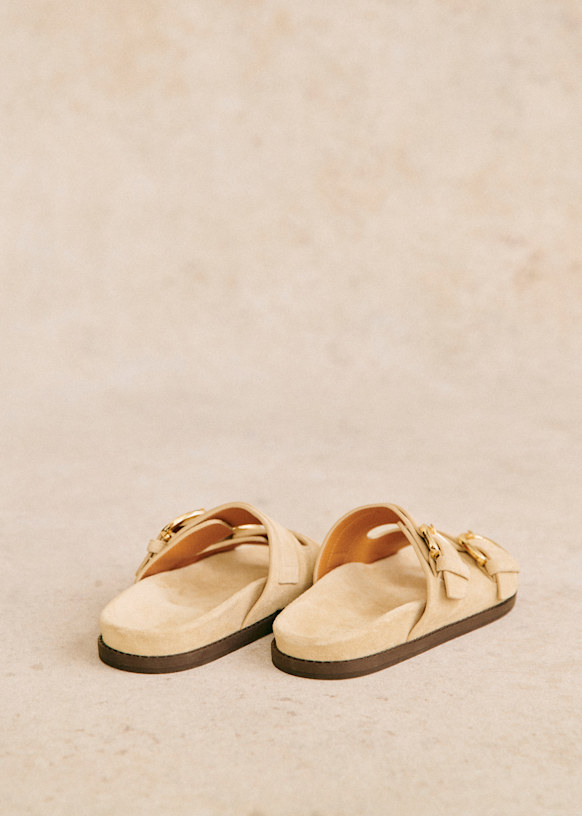 Lenny low mules - Smooth Black - Bovine leather - Sézane