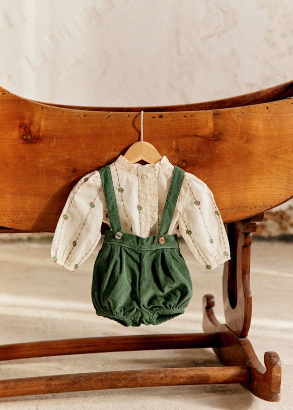 Georgio Bloomer - Chance Green - Organic cotton - organic textile - Sézane