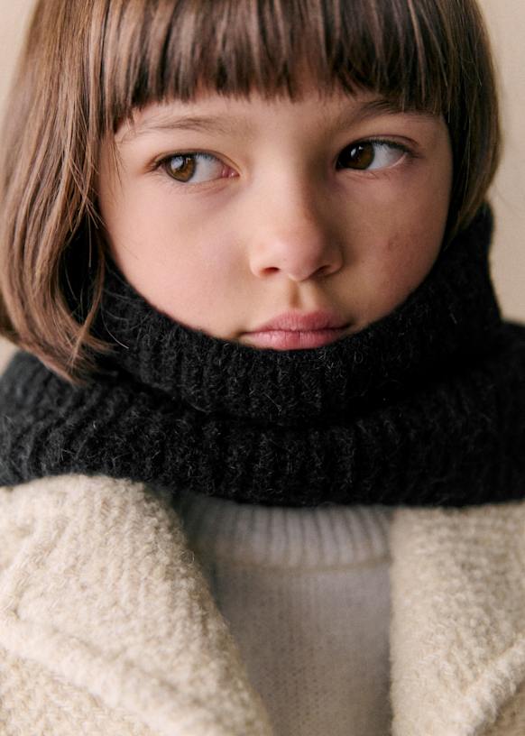 Bernie Beanie - Black - Baby Alpaca - Sézane