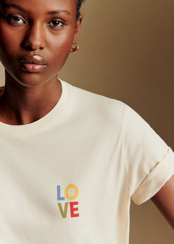 Love T-Shirt - String / Multicoloured - Organic cotton - organic ...