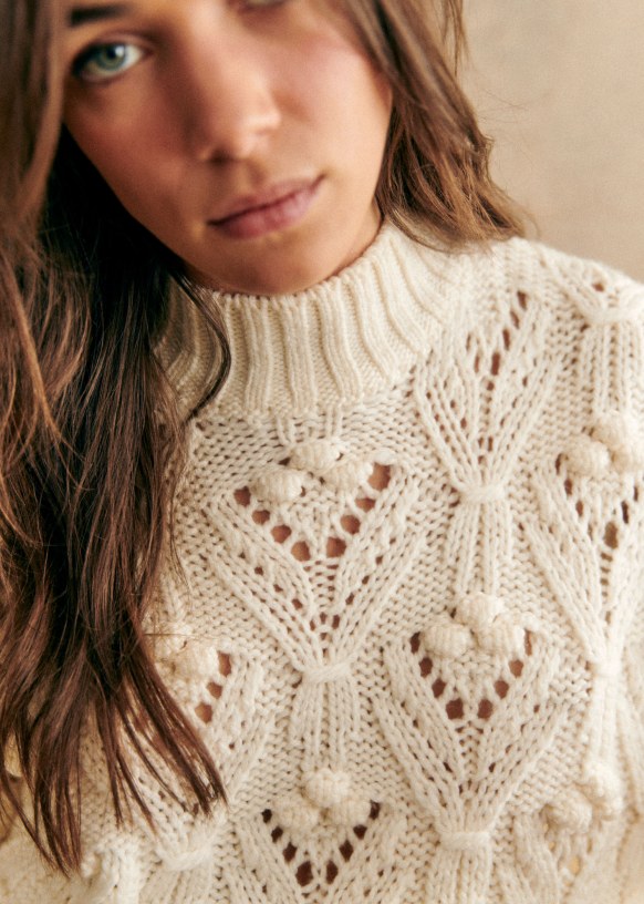 Igor Jumper - Ecru - Merino Wool - Octobre Éditions