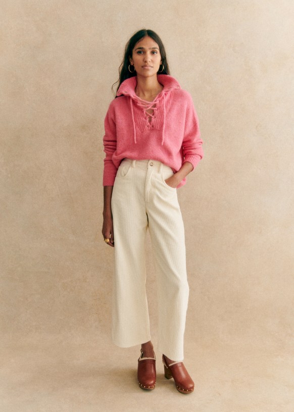 Soan Jumper - Bright pink - Baby Alpaca - Sézane