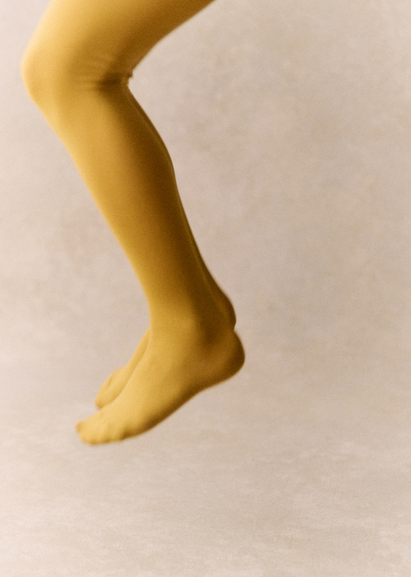 Mona Tights - Ochre - Polyamide - Sézane