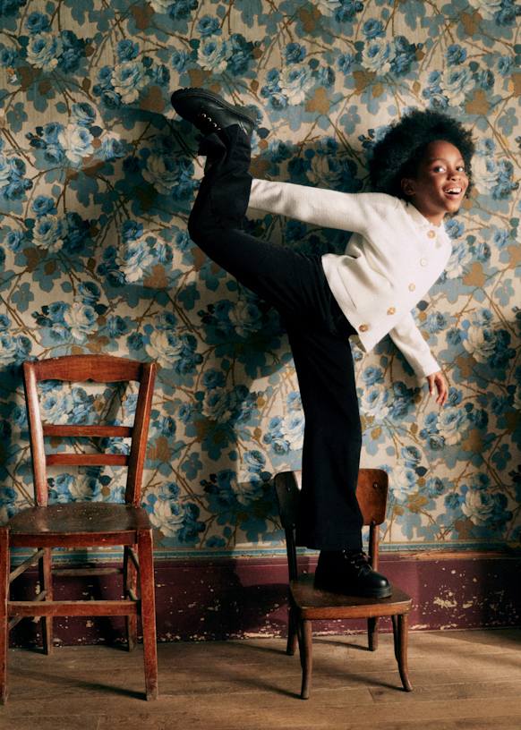 Betty Fantasy Cardigan - Ecru - Merino Wool - Sézane