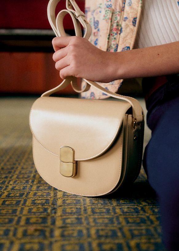Sac Claude Sézane Cuir Caramel – ZZGH