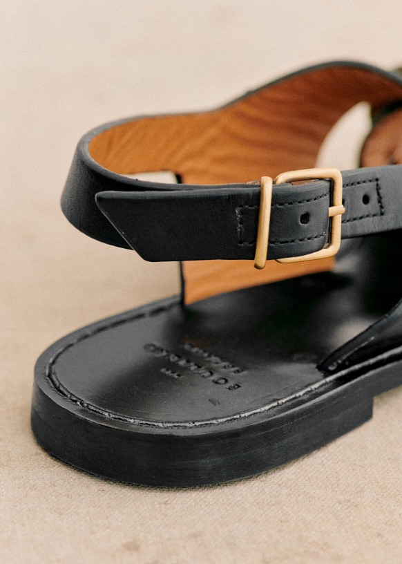 Judith Low Sandals - Khaki python print - Python-embossed cowhide ...