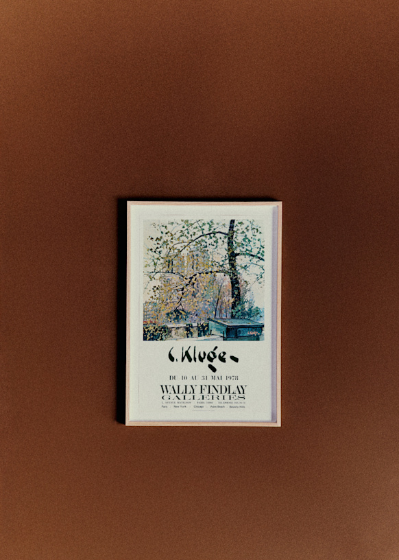 Affiche Wally Findlay Galleries, C. Kluger, 1978 - 39,5 x 57 cm ...