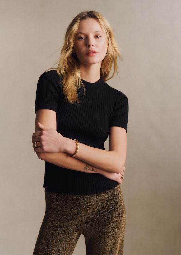 Roy Jumper - Ecru - Organic cotton - organic textile - Sézane