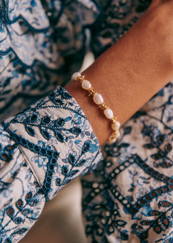 Milo Bracelet - Blush - Semi-Precious Stone - Sézane