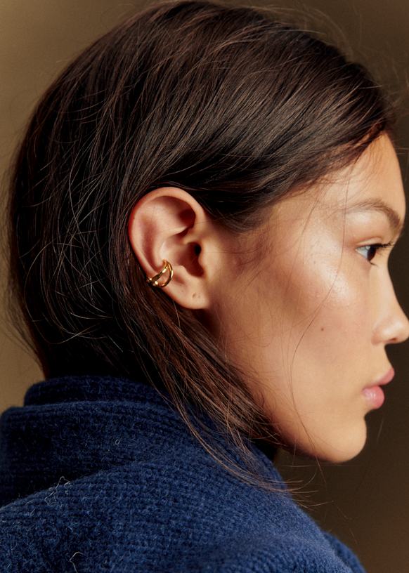 Gino Ear Cuff - Gold - Majority recycled brass - Sézane