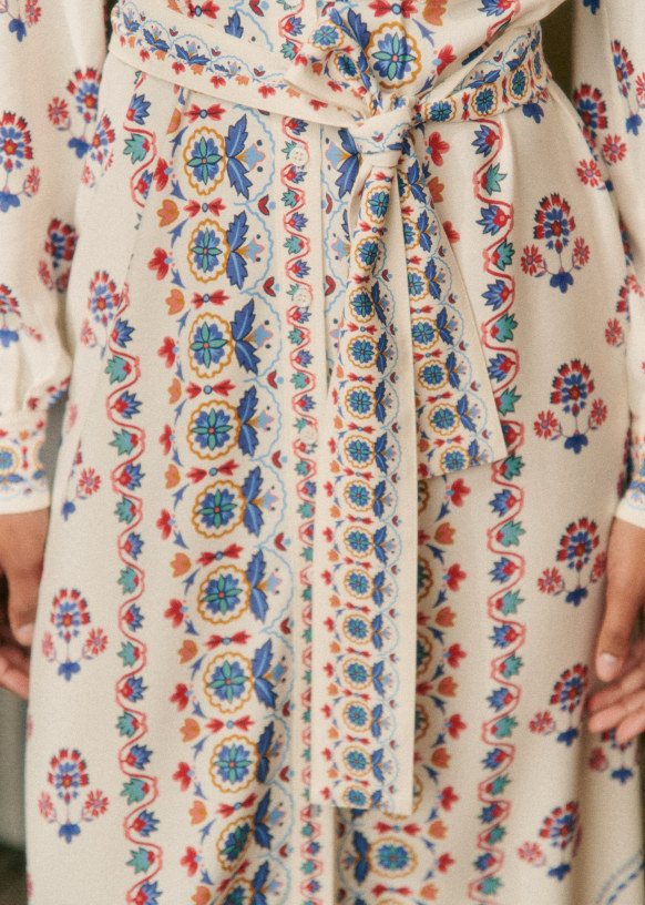 Fernande Dress - Milo print - Recycled viscose - Octobre Éditions