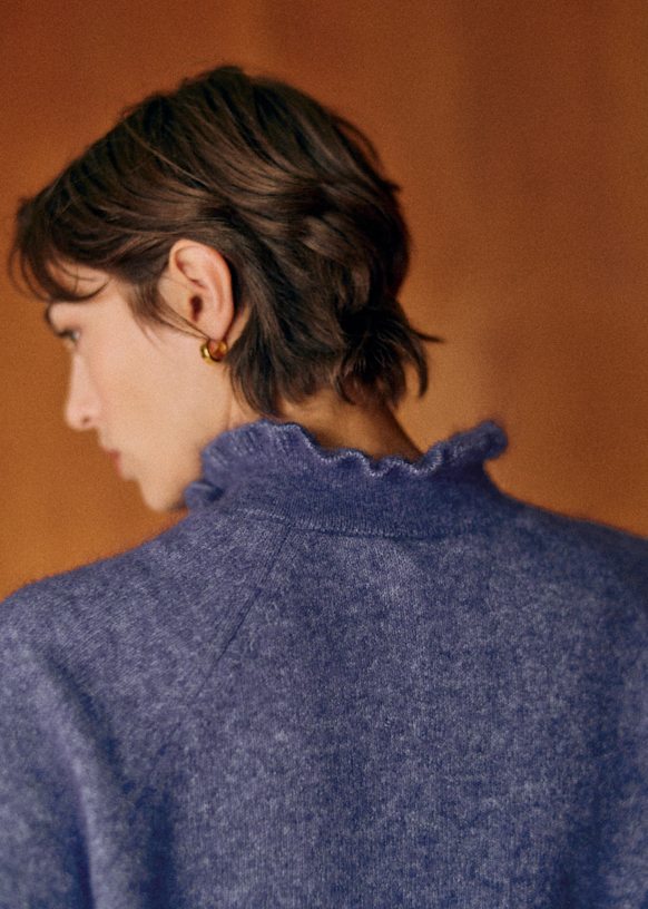 Carlota Jumper - Sézane x MDLO - Twilight Blue - Merino Wool - Octobre ...