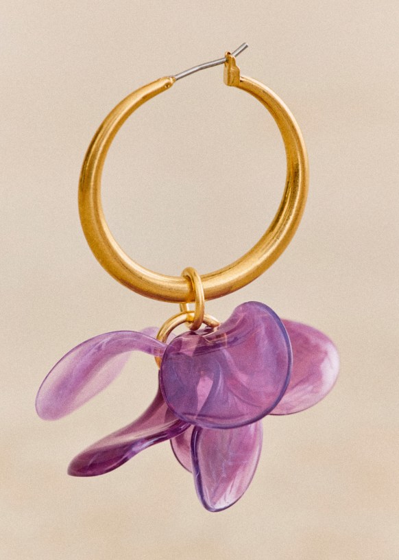 Flora Hoops - Blush - Resin - Octobre Éditions