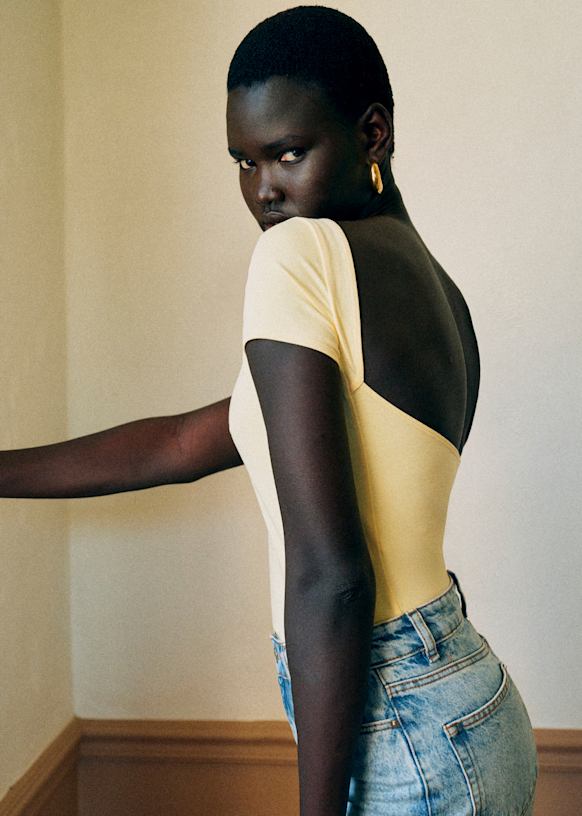 Anissa T-Shirt - Pastel Yellow - Organic cotton - textile made from ...
