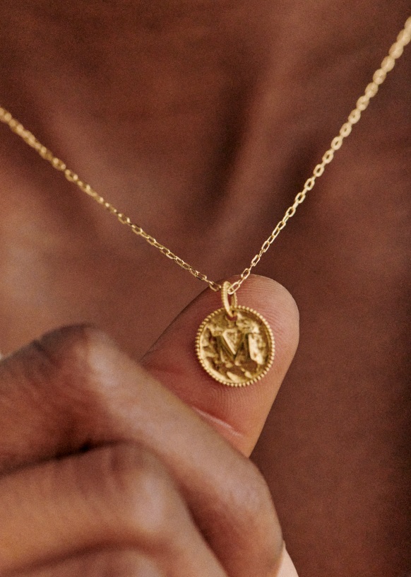 Sara Pendant 9-carat gold - Letters I to P - Letter P - 9 Carats Gold ...