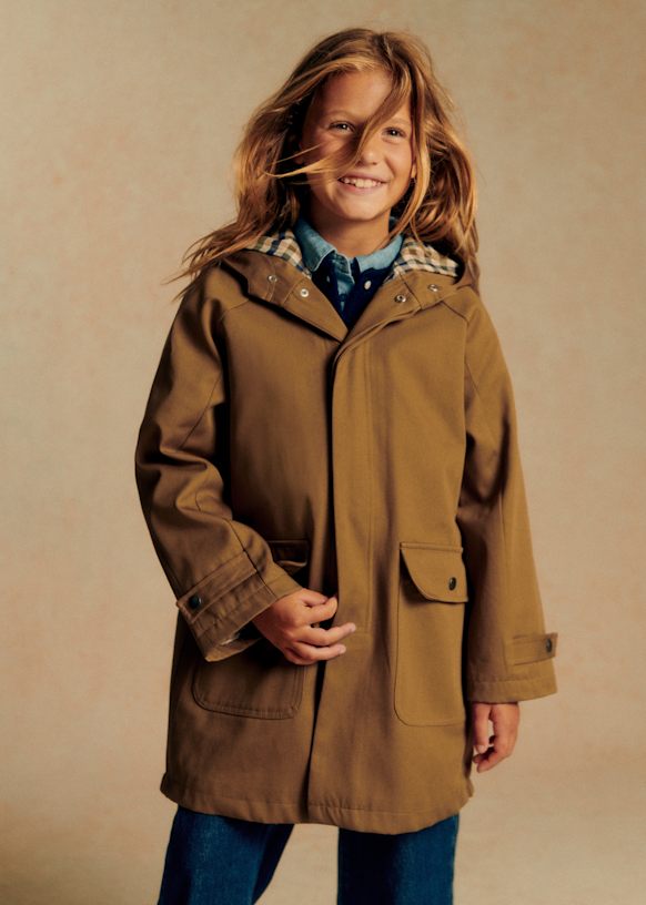 Parka Auguste - Beige - Coton biologique - textile biologique - Sézane