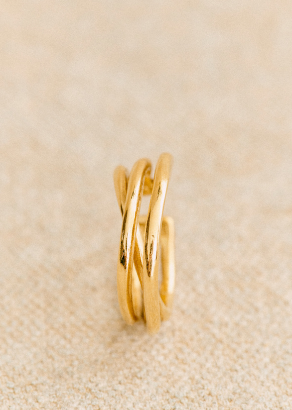Chiara Ring - Gold - Brass - Octobre Éditions