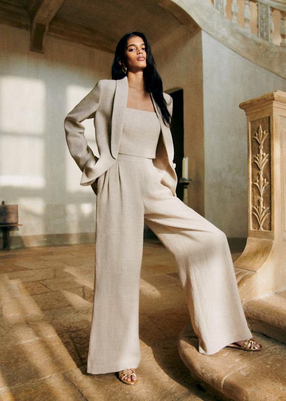 Veste Gina - Biscuit - Lin - Sézane