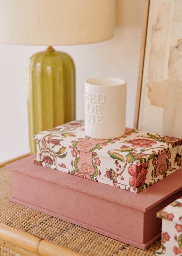 Storage Box - Olive Green - Cotton - Sézane